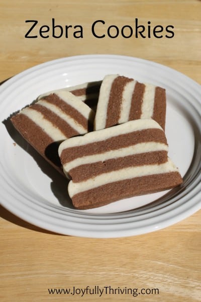 Zebra Cookies