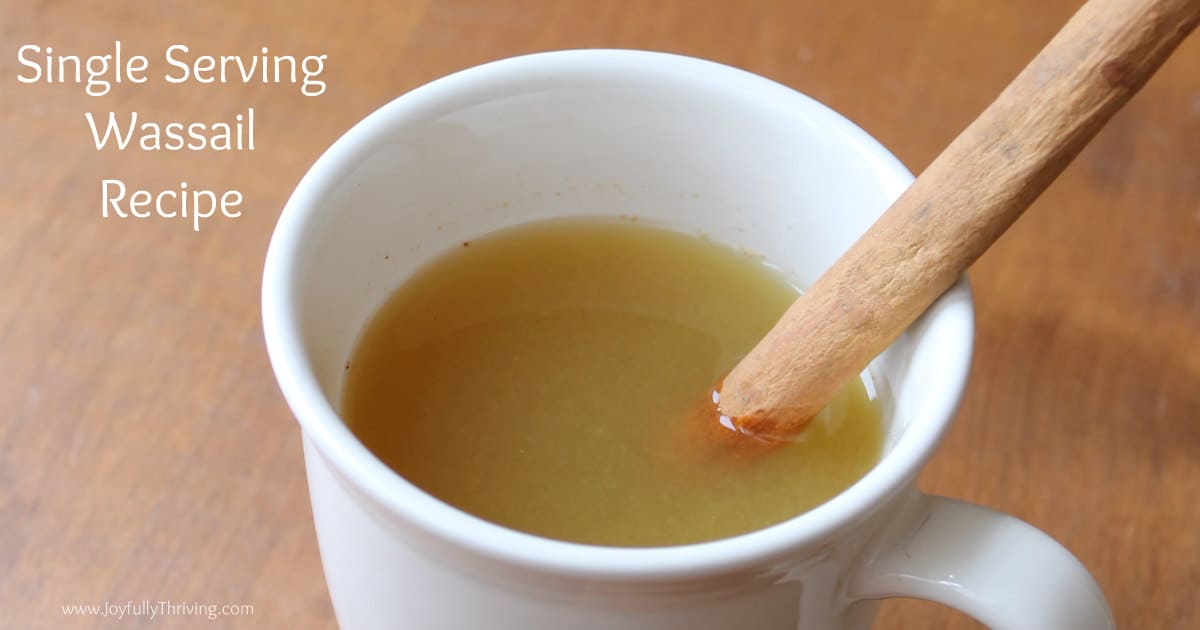 A Single Serving Recipe for Wassail
