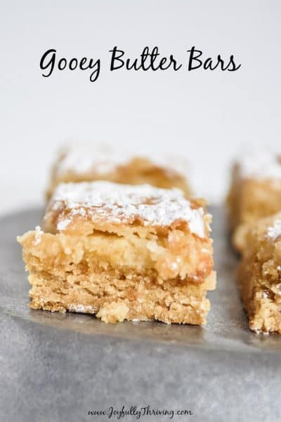 Ooey Gooey Butter Bars | 6 Ingredient Gooey Butter Bars
