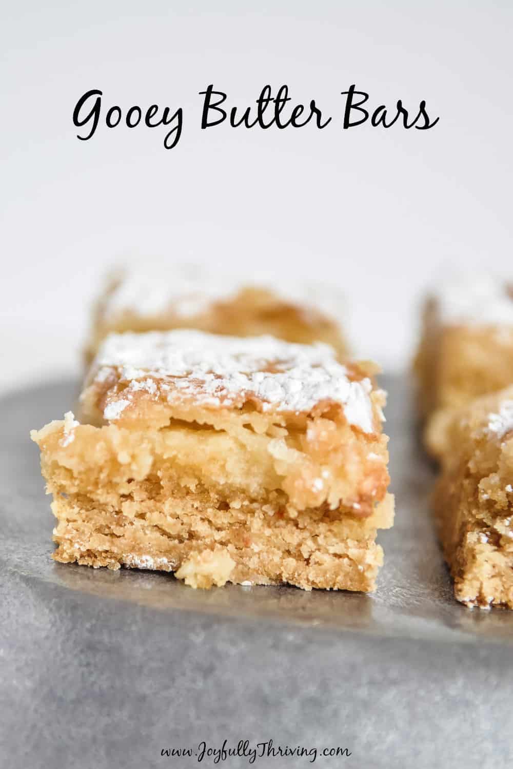 Ooey Gooey Butter Bars | 6 Ingredient Gooey Butter Bars