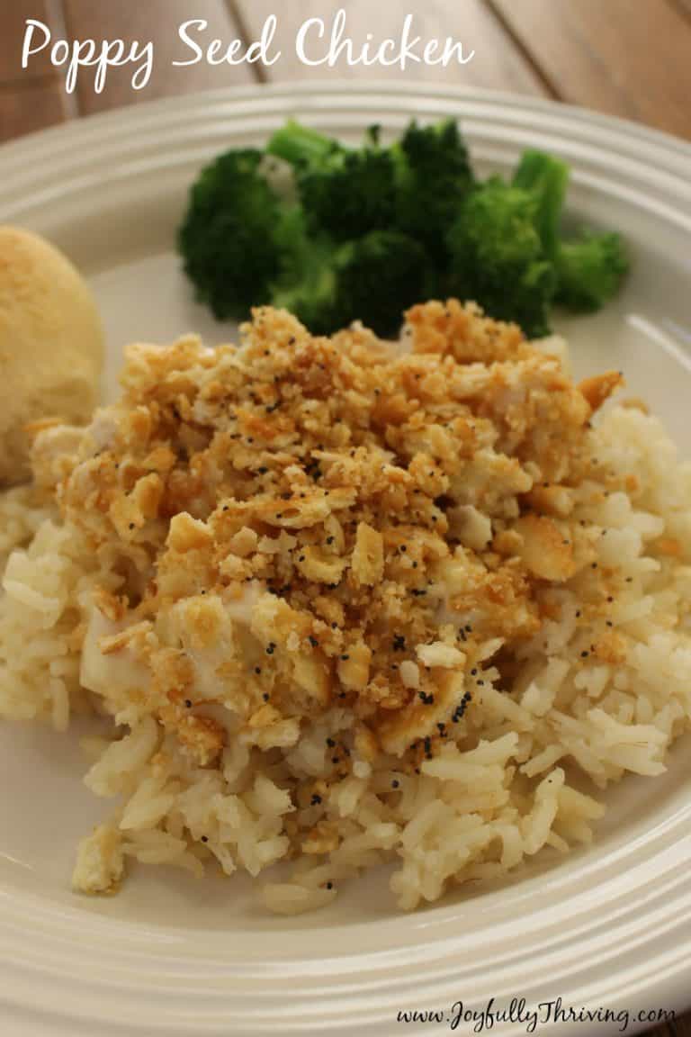 Delicious Poppy Seed Chicken