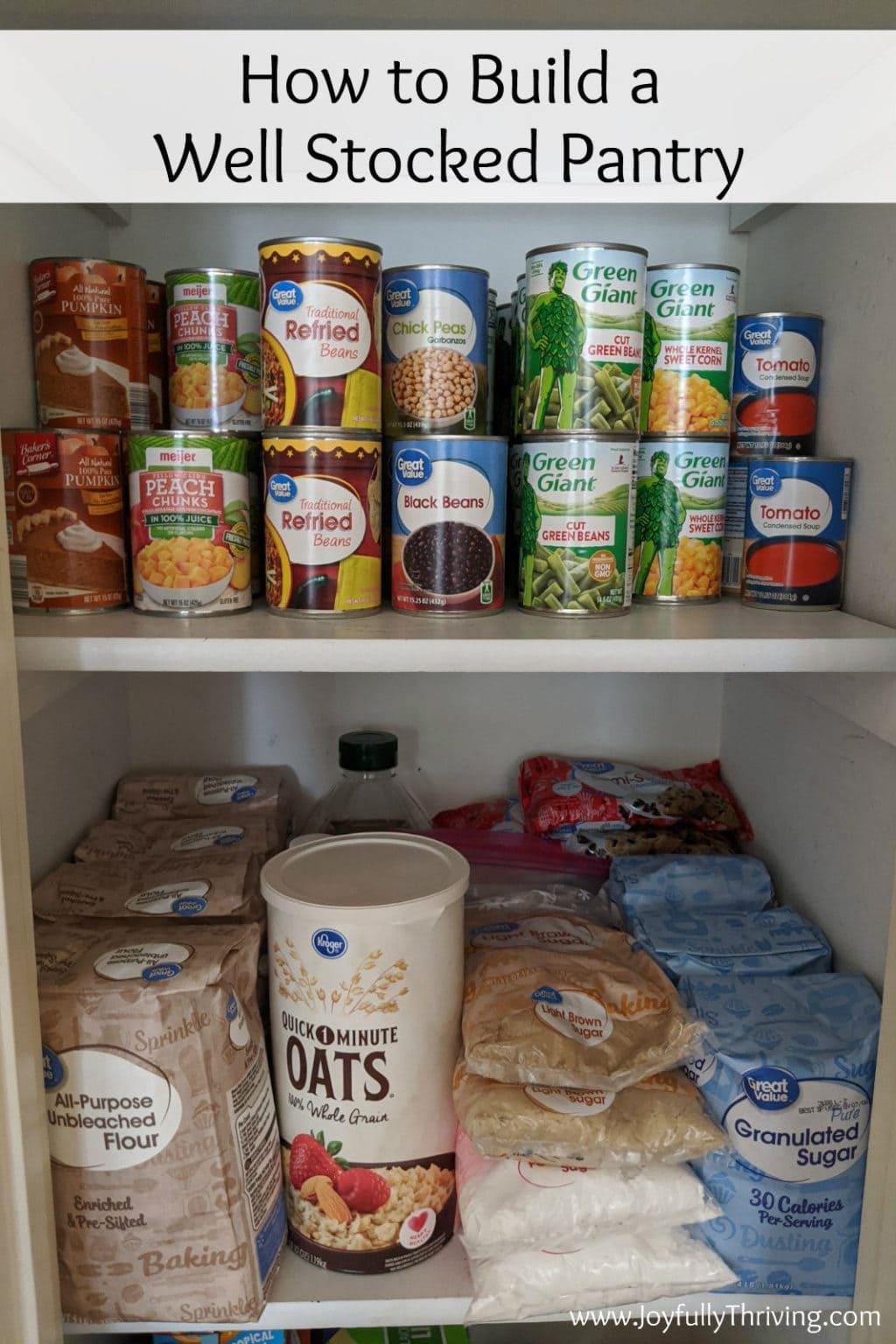 How to Build and Maintain a Well Stocked Pantry and Freezer