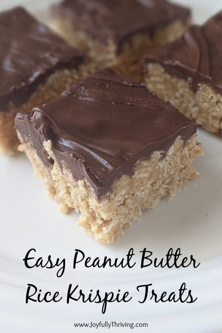Easy & Delicious Peanut Butter Rice Krispies with Chocolate