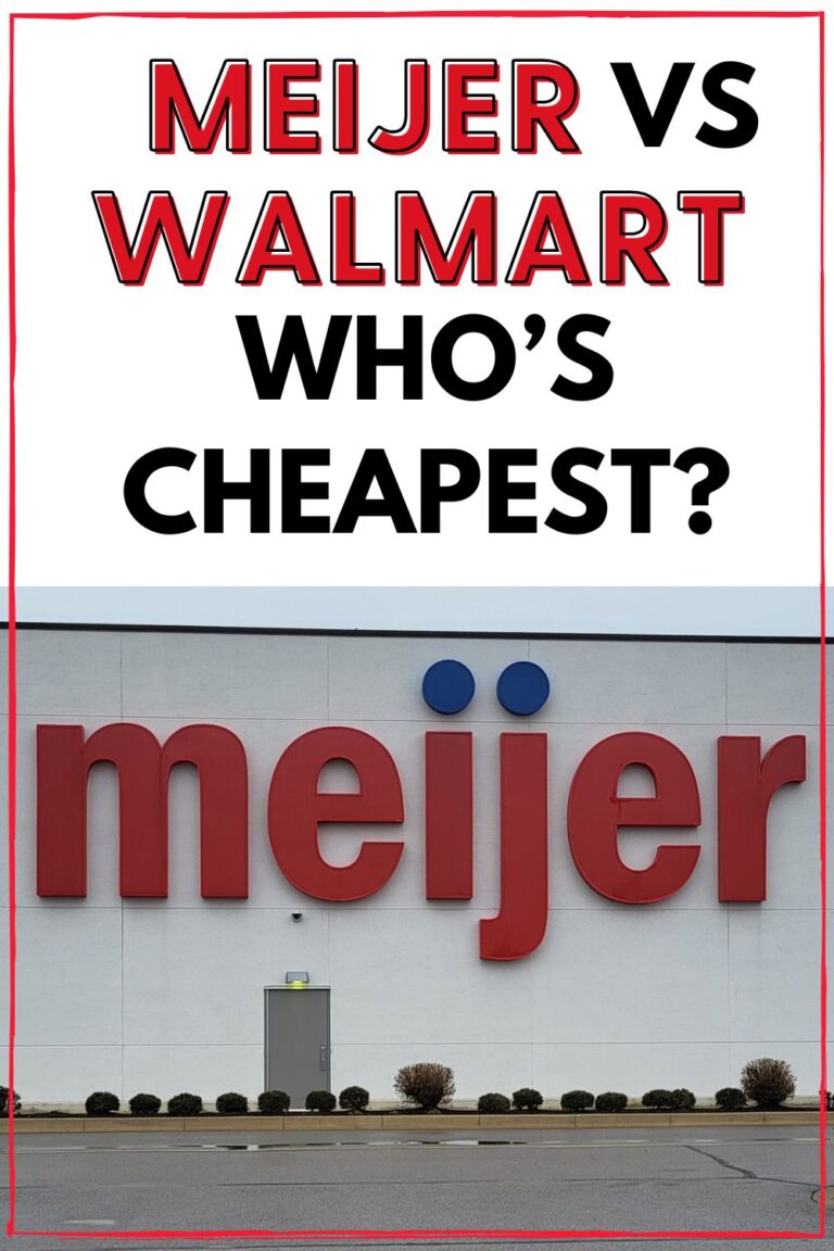 Is Meijer Cheaper than Walmart for Groceries?